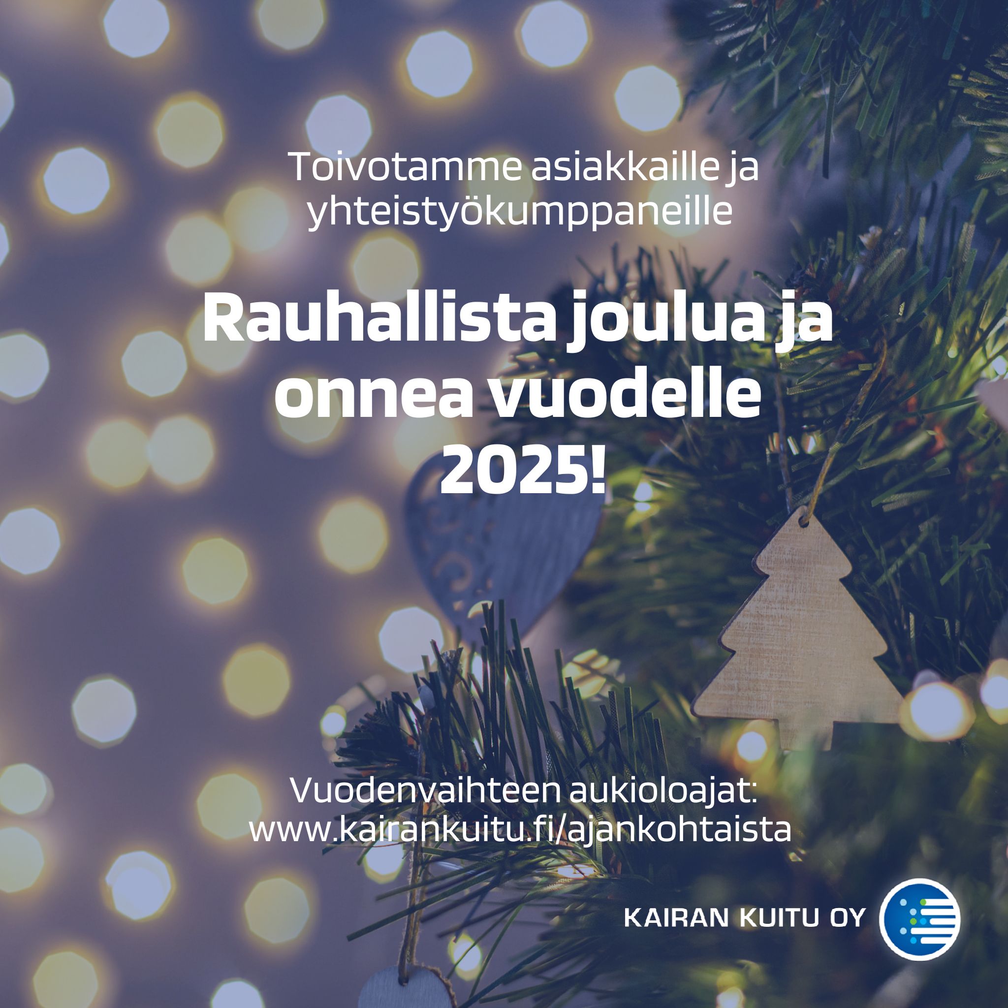 Hyvää joulunaikaa! - Kairan Kuitu